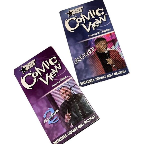 Media | Vintage Comic View Bet Vhs Tapes Dl Hughley Arnez J | Poshmark